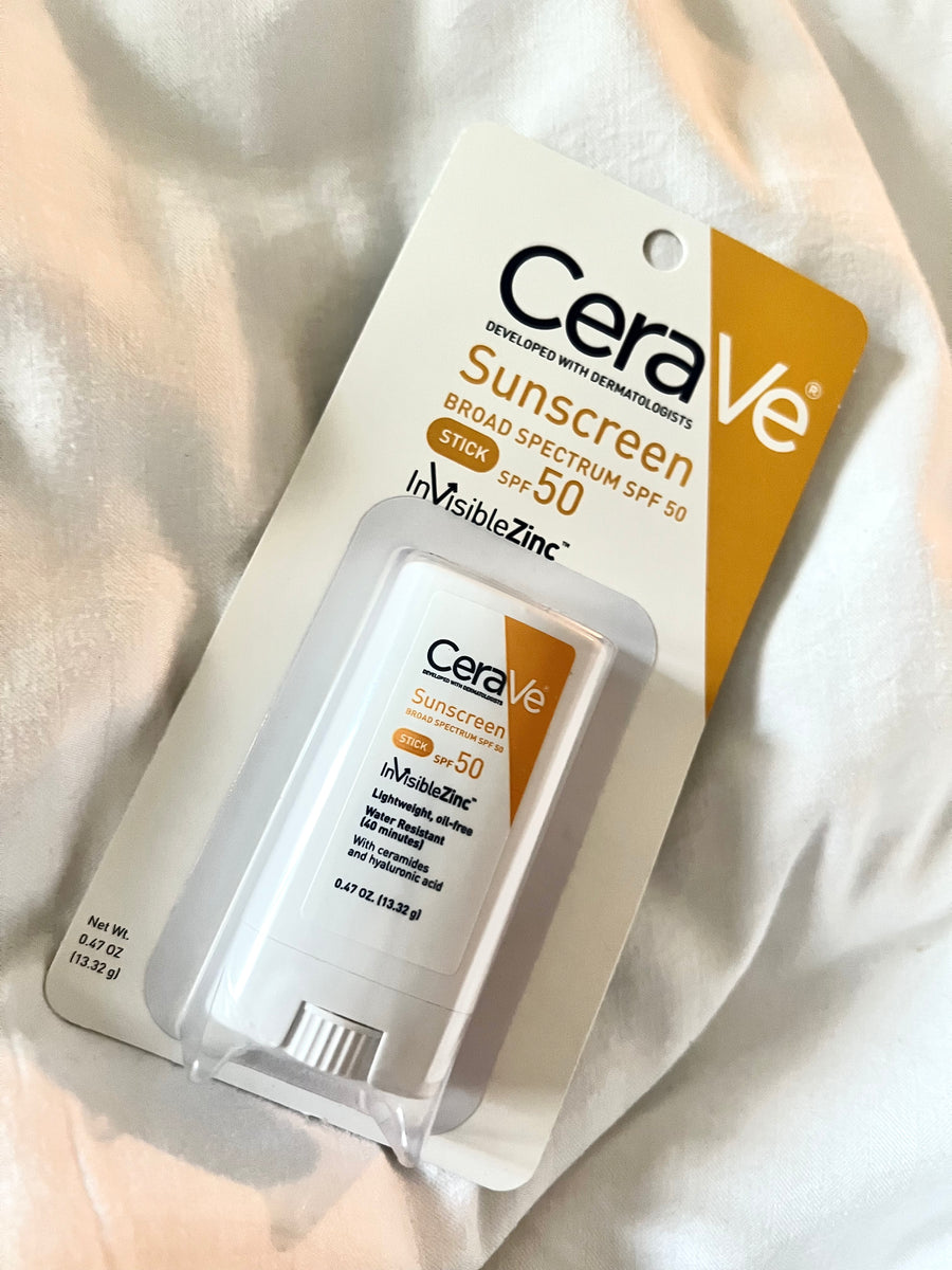 “Invisible zinc” protector solar en barra CeraVe – Beaustick